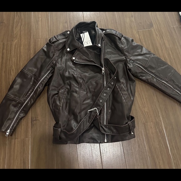 Zara | Jackets & Coats | Zara Oversized Motorcycle Jacket | Poshmark